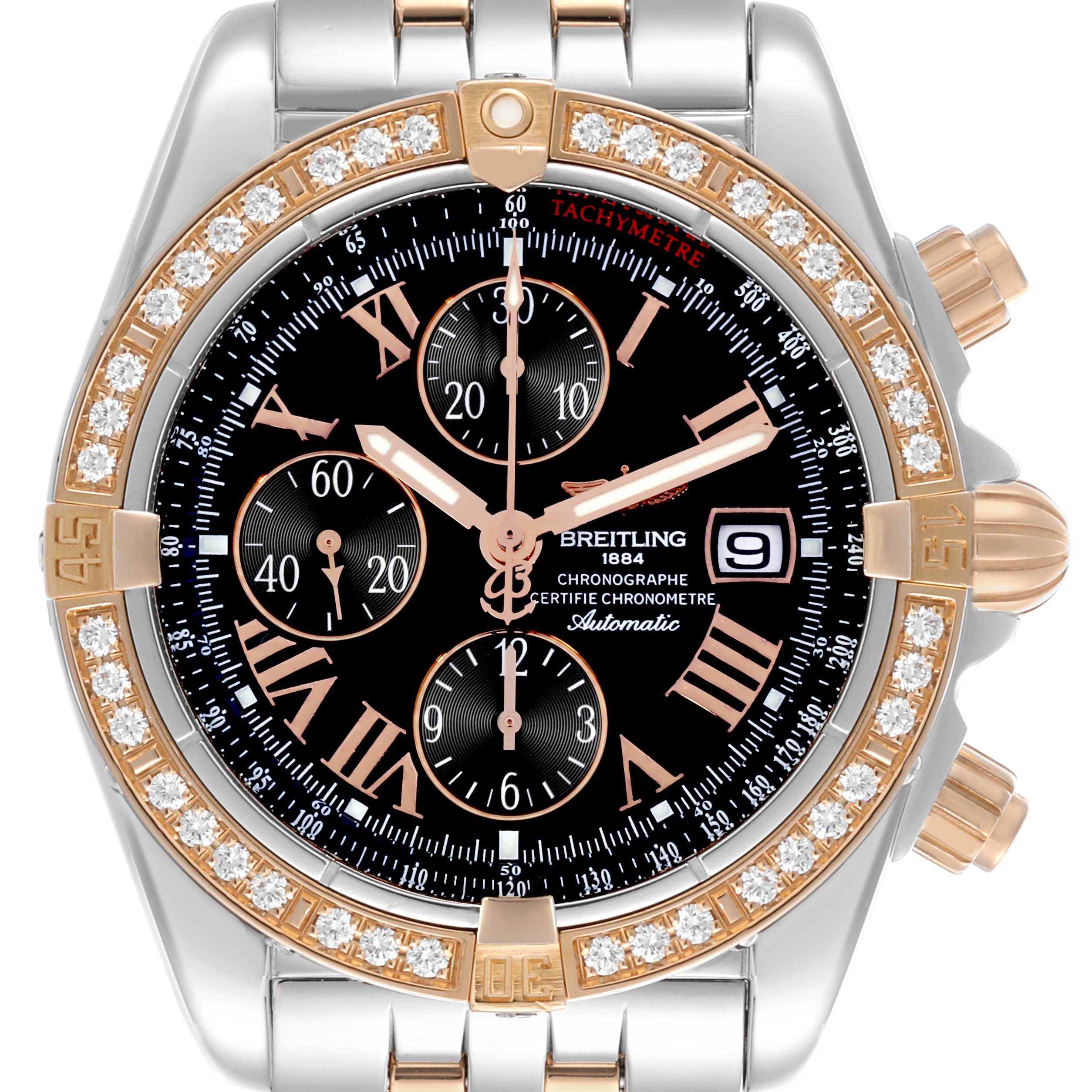 Breitling Chronomat Steel and Gold (two tone) C1335653/B821 | Stock ...