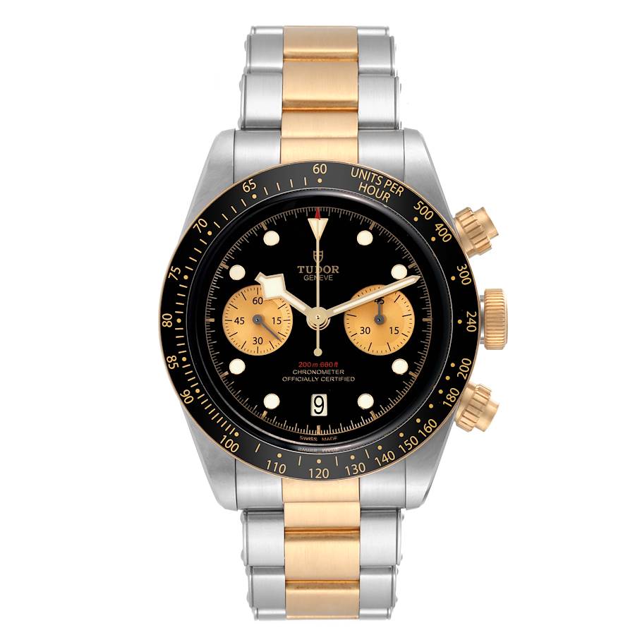 Tudor Heritage Black Bay Steel Yellow Gold Mens Watch 79363 Box Card ...
