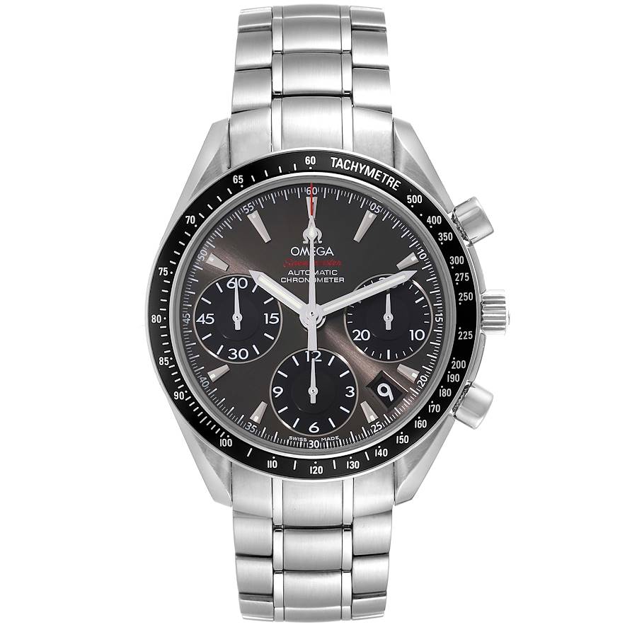 Omega Speedmaster Date Grey Dial Steel Mens Watch 323.30.40.40.06.001 ...