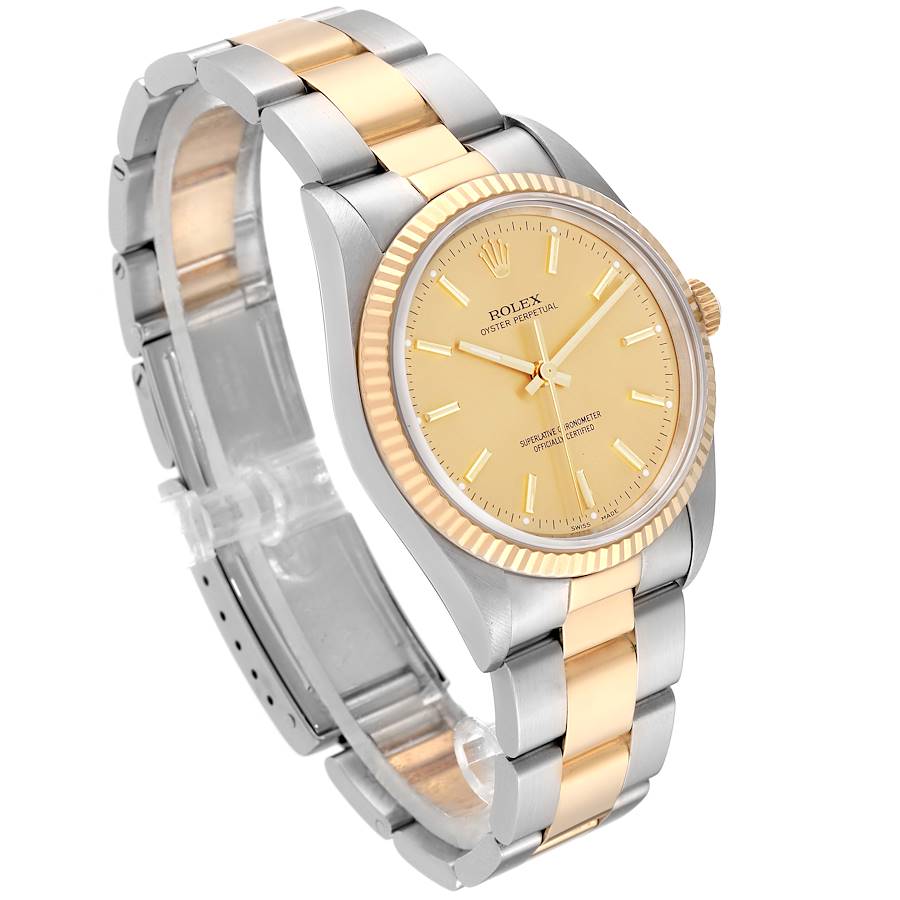 Rolex Oyster Perpetual Steel and Gold (two tone) 14233 | Stock 60345 ...