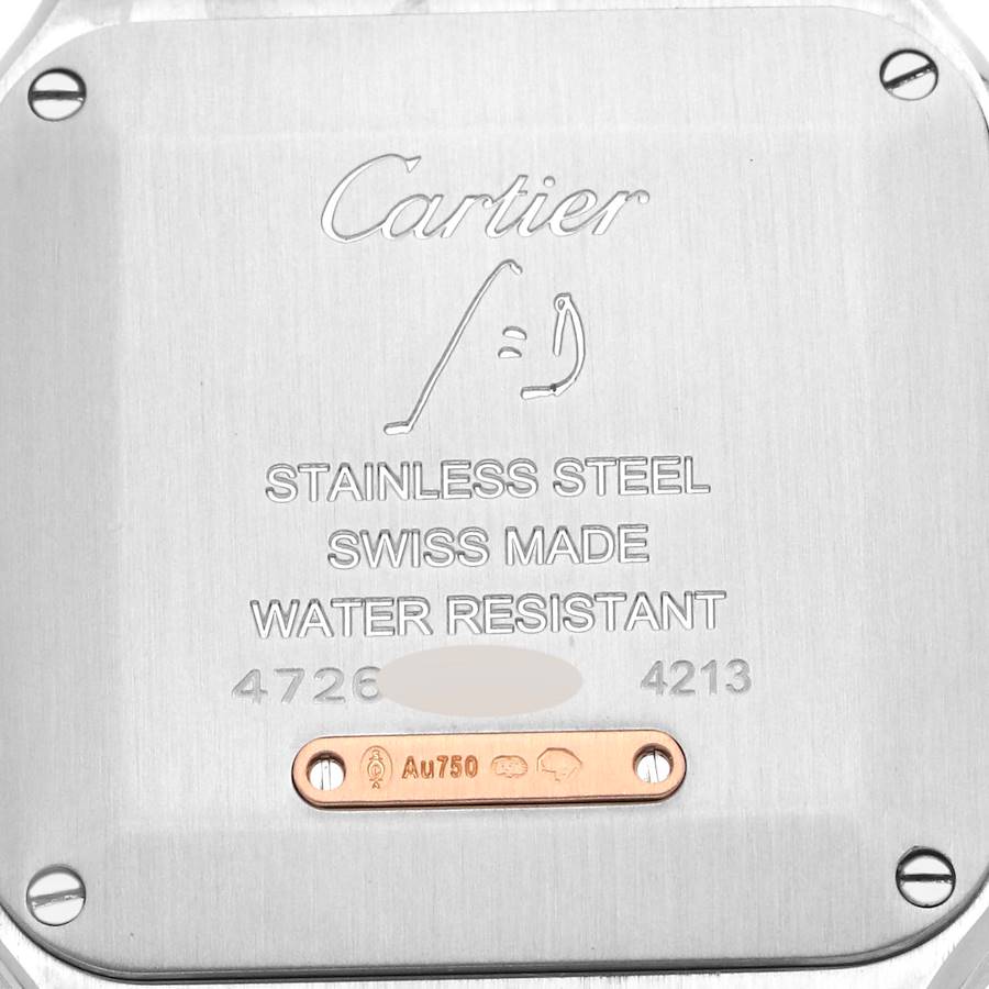 Cartier Santos Steel and Gold (two tone) W2SA0012 | Stock 59828 ...
