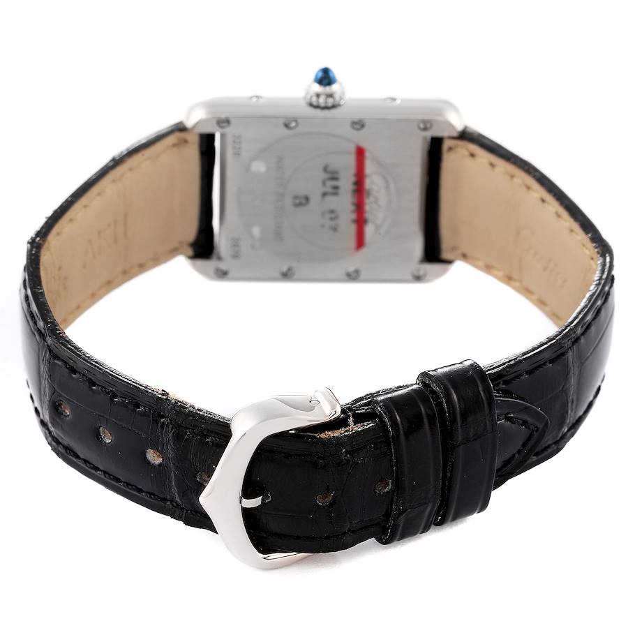 Buy Cartier Tank Louis White Gold W1541056 | SwissWatchExpo