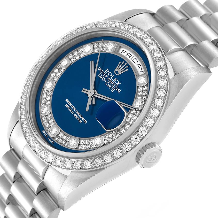 Rolex President Platinum 18346 | Stock 59728 | SwissWatchExpo