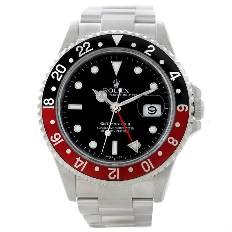 Rolex GMT Master II Coke Bezel Mens Watch 16710 | SwissWatchExpo