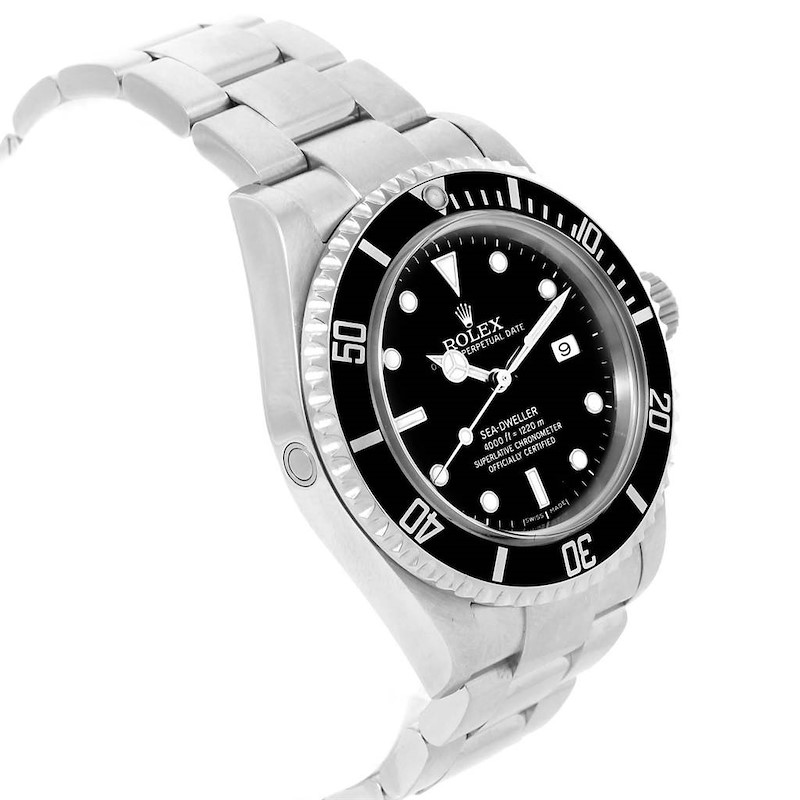 Rolex Seadweller 40 Black Dial Steel Mens Watch 16600 Box | SwissWatchExpo