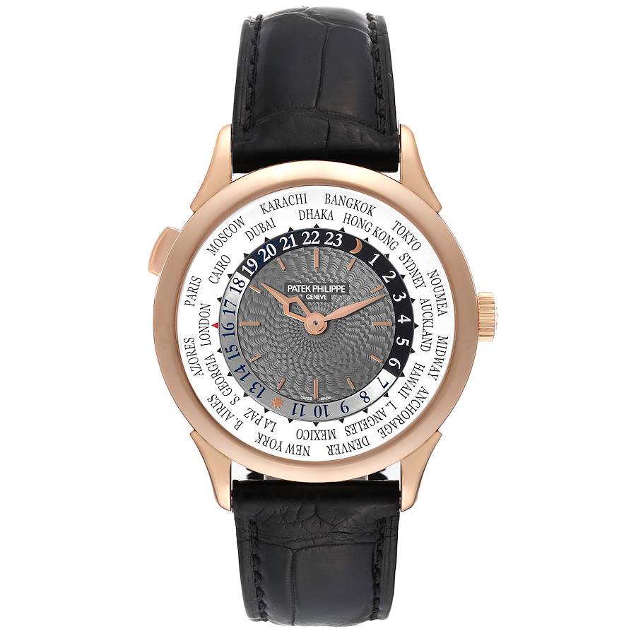 Patek Philippe World Time Complications Rose Gold Mens Watch 5230 ...