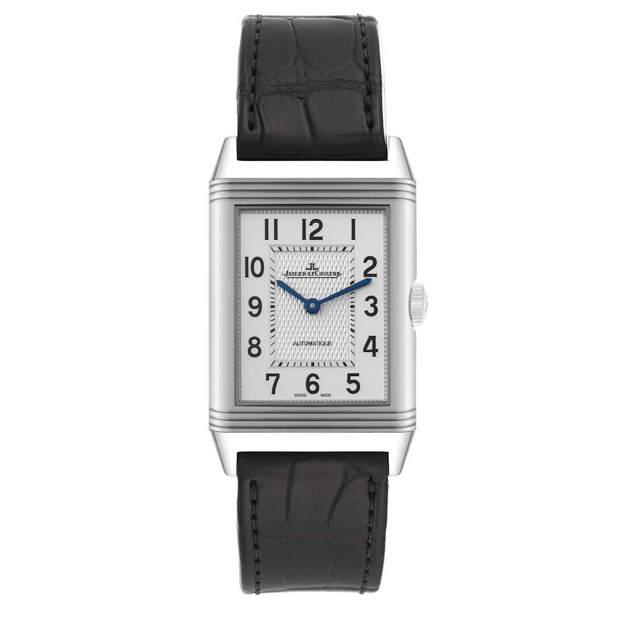 Jaeger LeCoultre Reverso Classic Steel Mens Watch 214.8.S5 Q3828420 Box ...