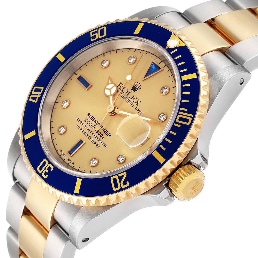 Rolex Submariner Steel and Gold (two tone) 16613 | Stock 51132 ...