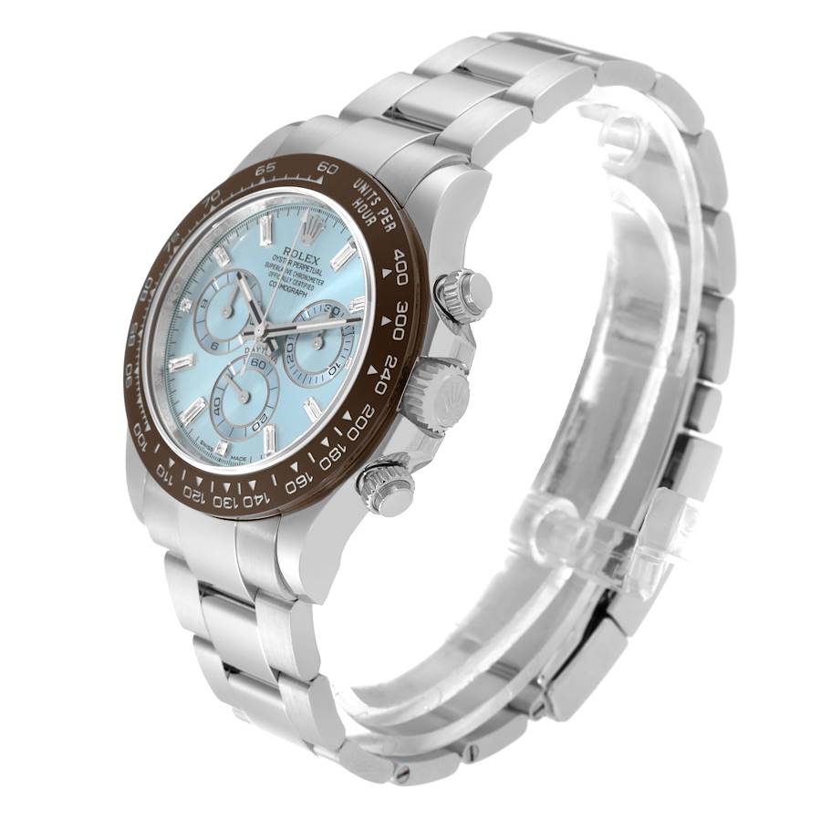 Rolex Daytona Platinum 116506 | Stock 61058 | SwissWatchExpo