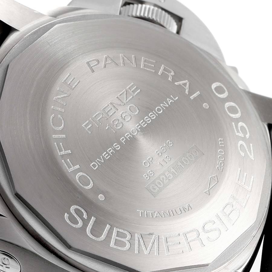 Panerai Submersible Stainless Steel PAM00194 | Stock 36438 | SwissWatchExpo