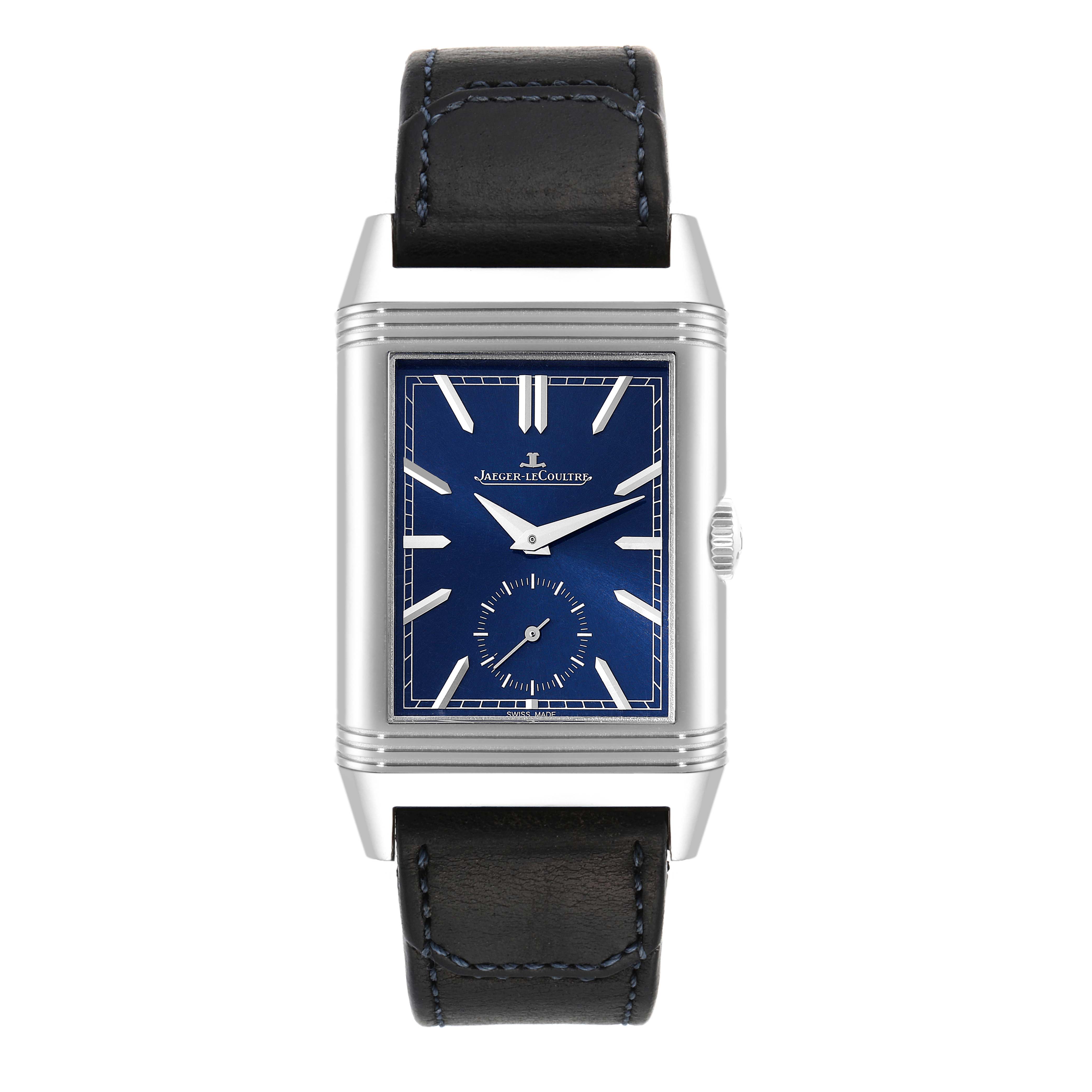 Jaeger LeCoultre Reverso Tribute Duoface Day Night Watch 215.8.D4 ...