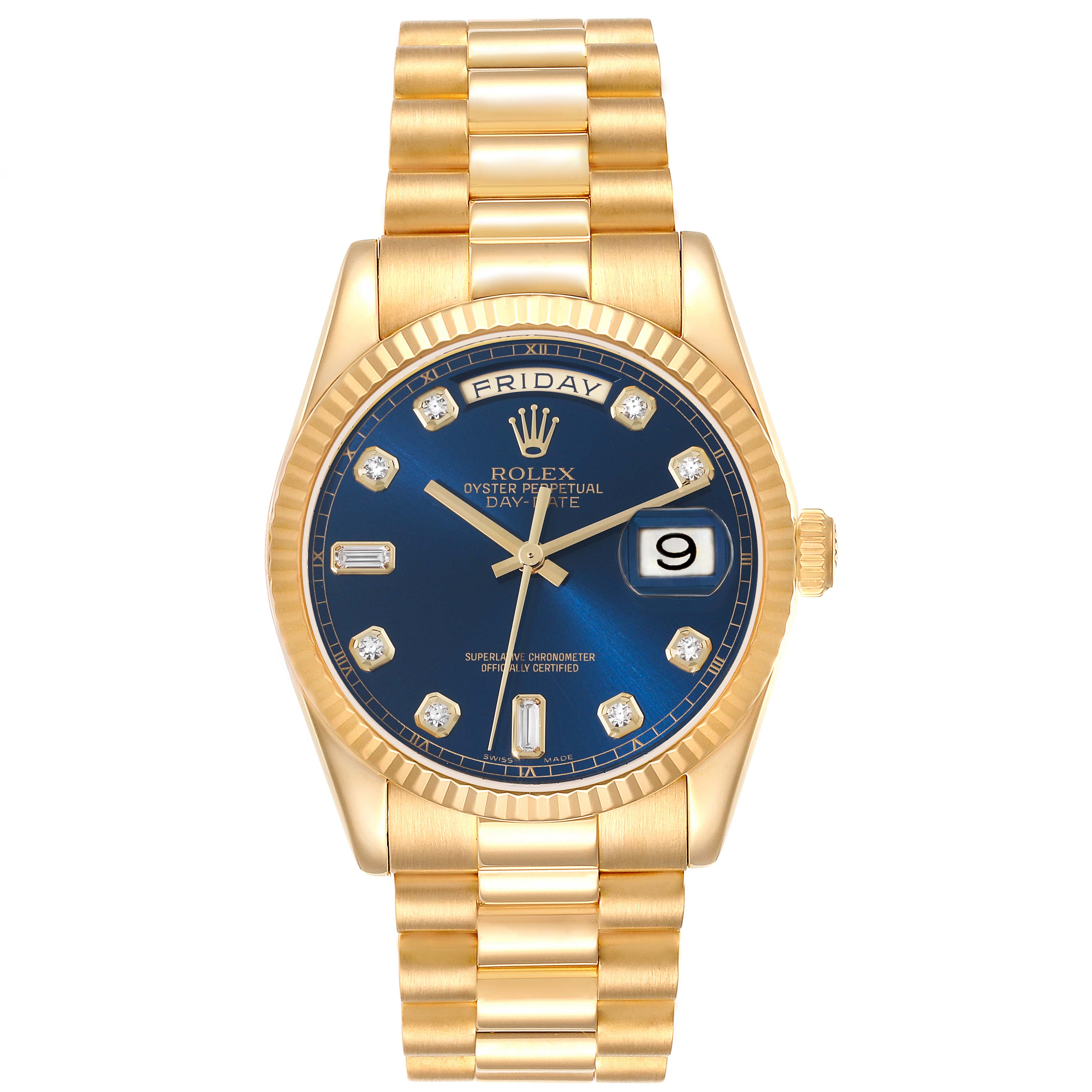 Rolex President Yellow Gold 118238 | Stock 61161 | SwissWatchExpo