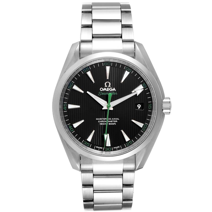 Omega Seamaster Aqua Terra Golf Green Hand Steel Mens Watch 231.10.42 ...