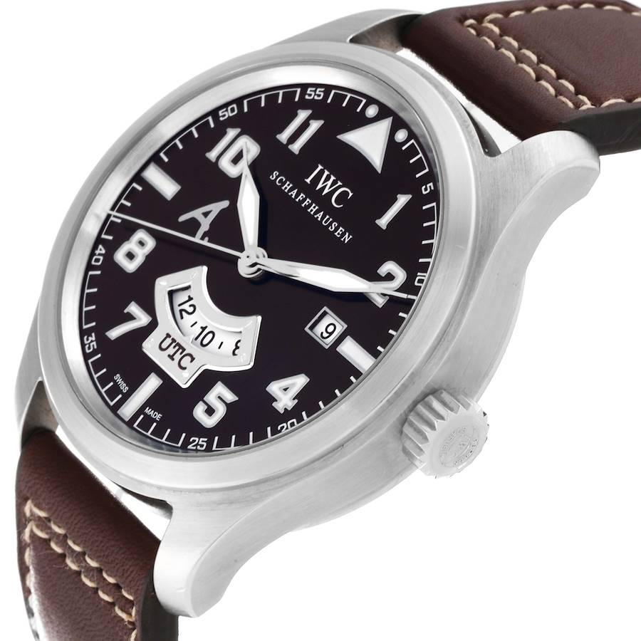 Buy IWC Pilot Stainless Steel IW326104 | SwissWatchExpo