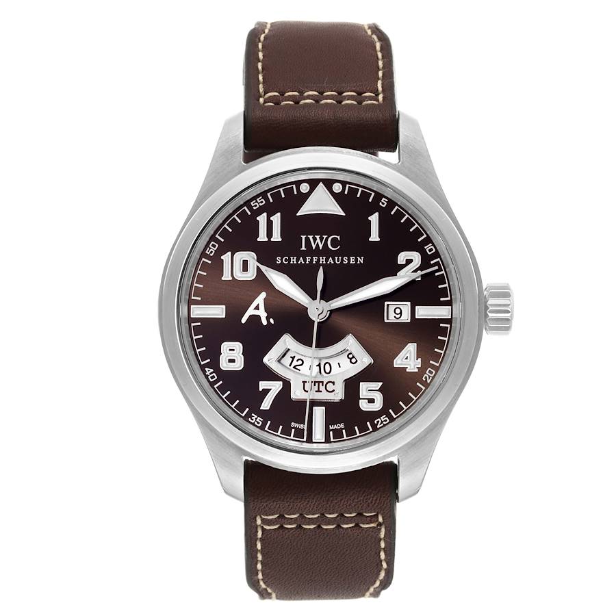 IWC Pilot UTC Antoine de Saint Exupery Limited Edition Steel Mens Watch ...