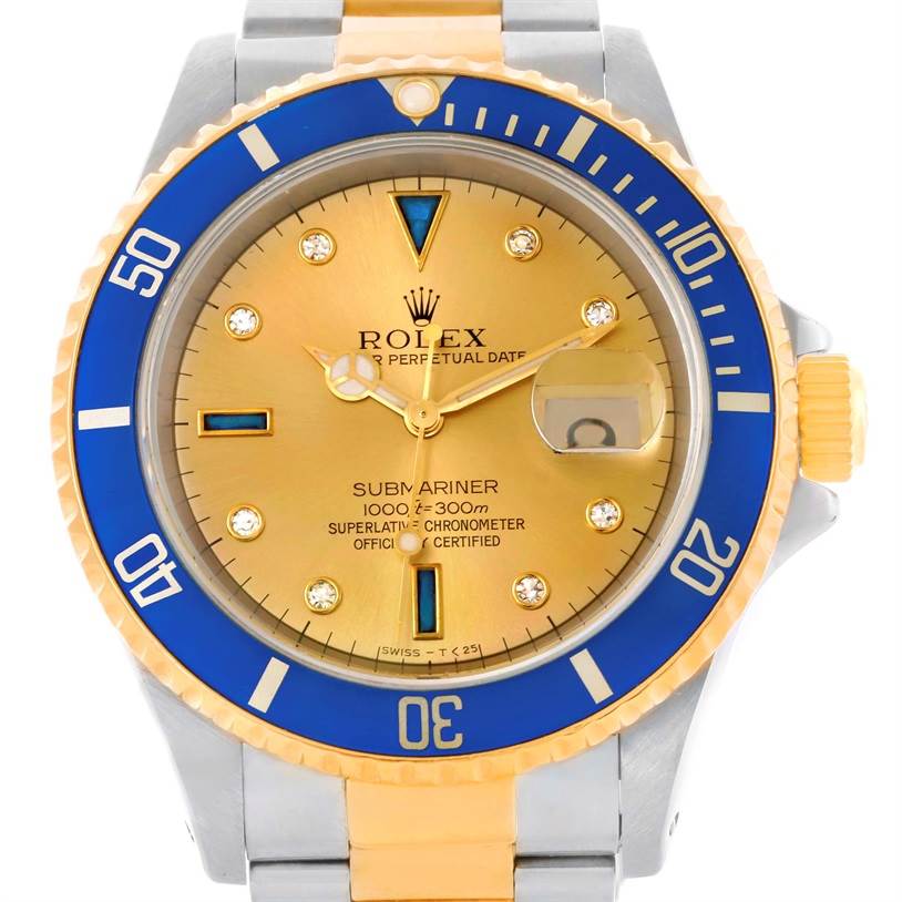 Rolex Submariner Steel and Gold (two tone) 16613 | Stock 11005 ...
