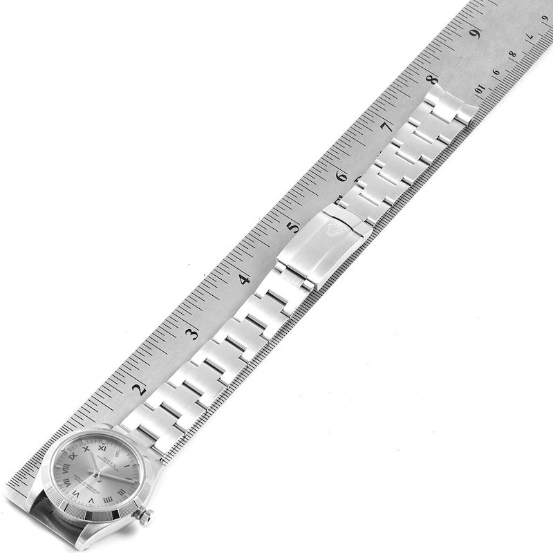 Rolex Midsize 31 Silver Rhodium Dial Steel Ladies Watch 177210 ...