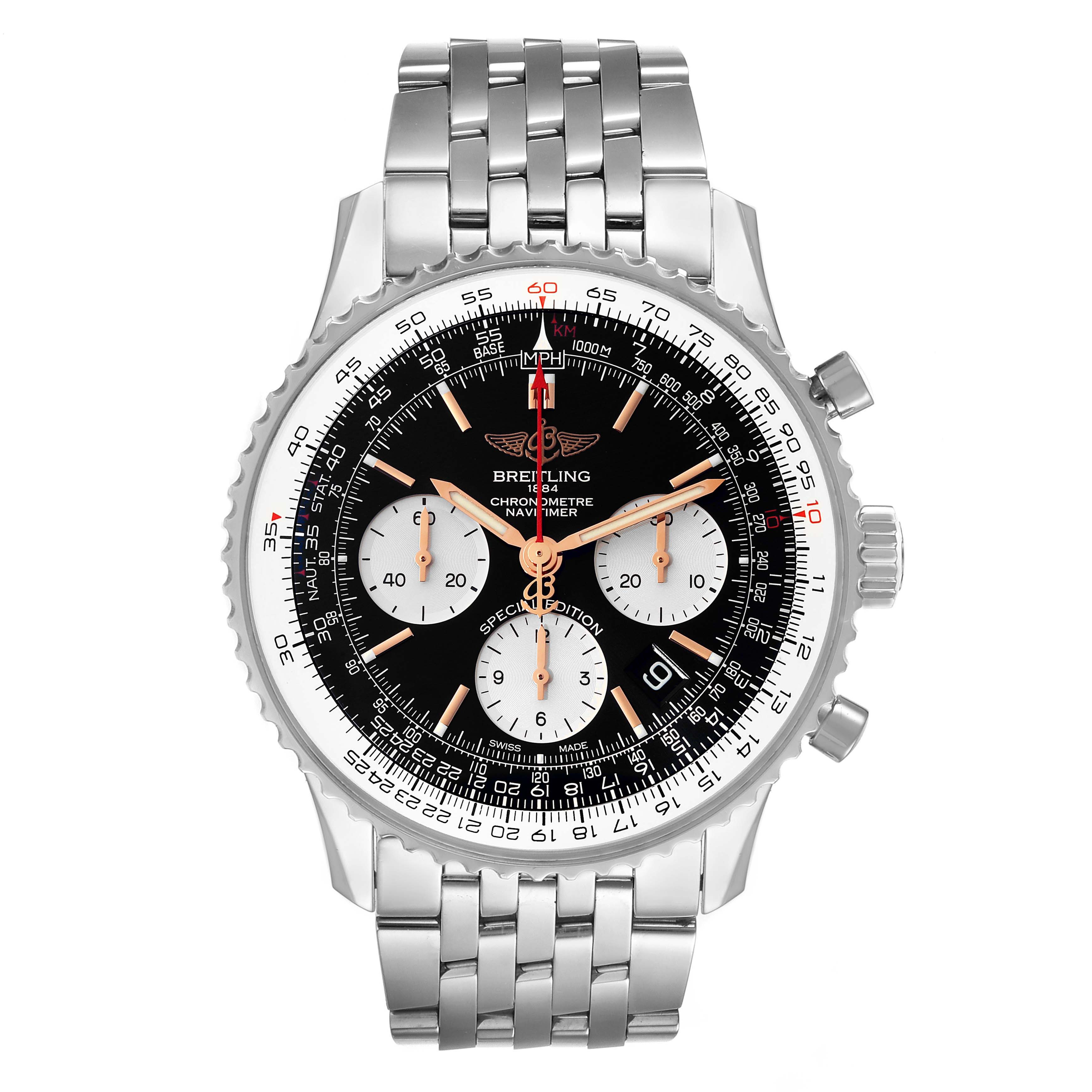 Breitling Navitimer Stainless Steel AB0121211B1A1 | Stock 60030 ...