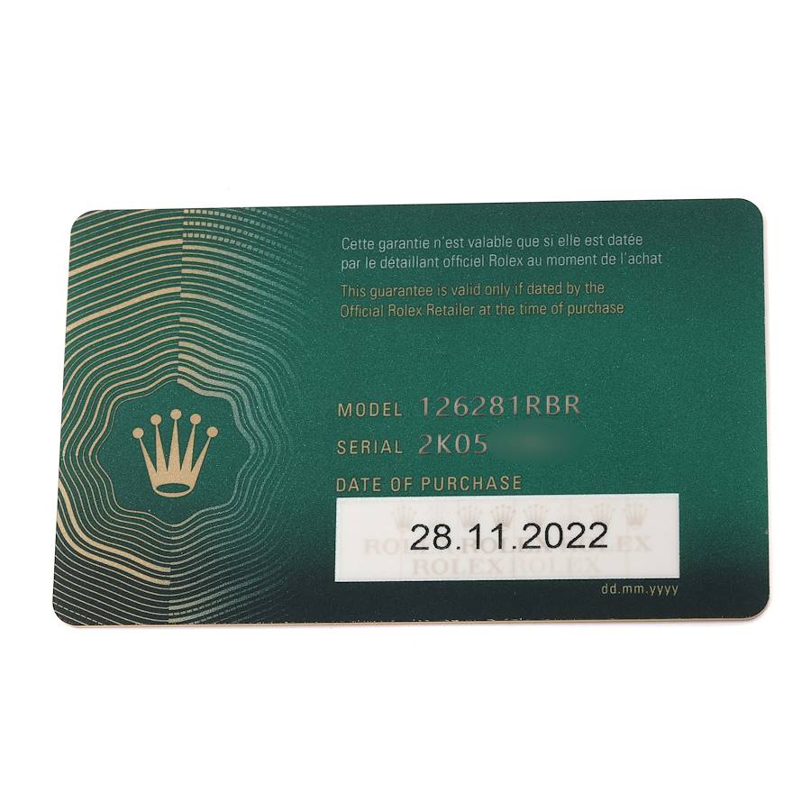 Rolex Datejust Steel and Gold (two tone) 126281 | Stock 61735 ...