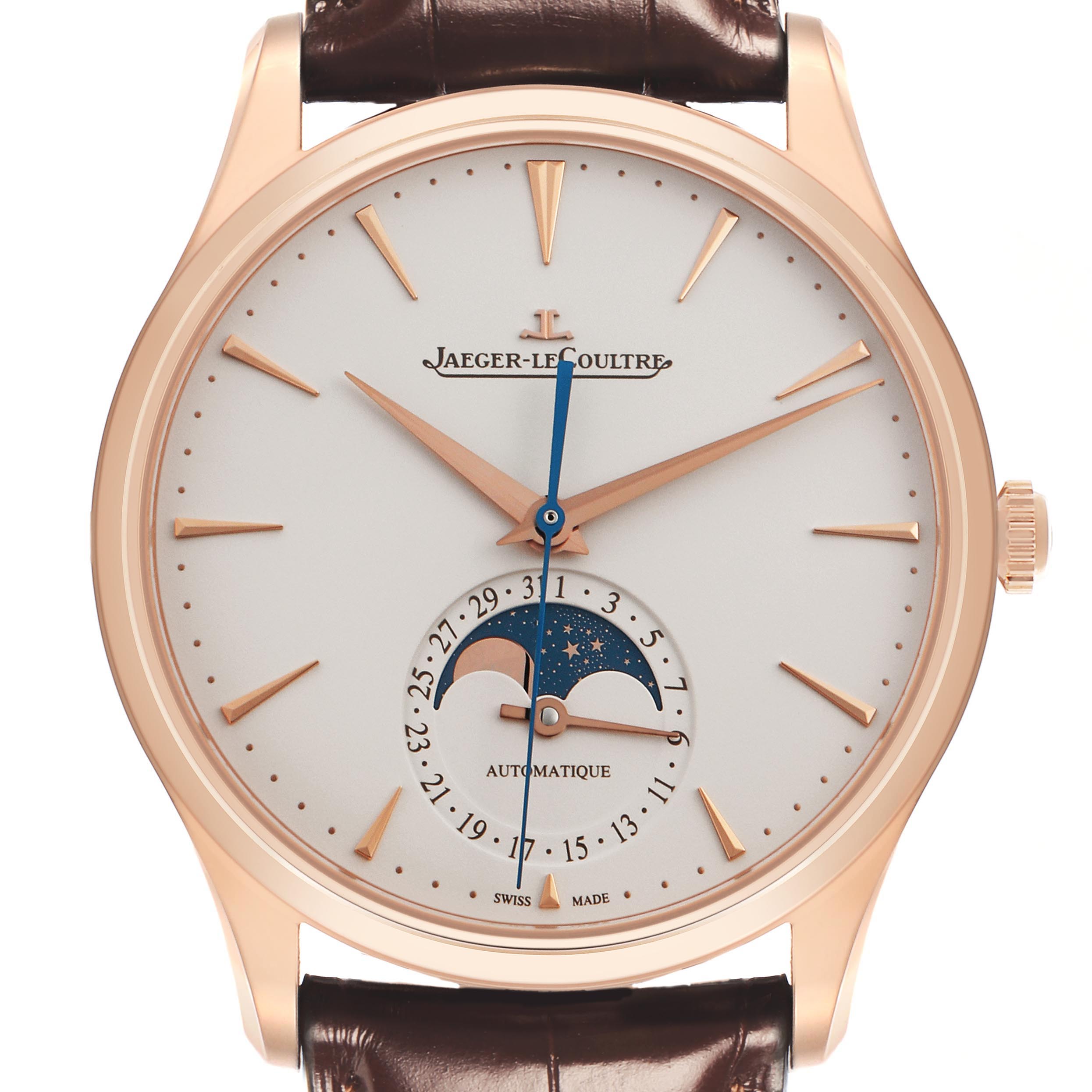 Jaeger LeCoultre Master Rose Gold Q1362510 | Stock 70453 | SwissWatchExpo