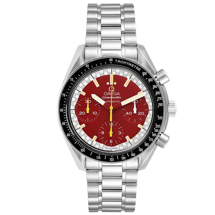 Omega Speedmaster Schumacher Red Dial Mens Watch 3510.61.00 ...