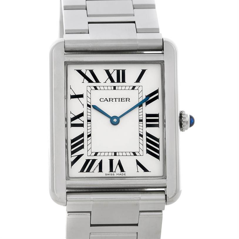 Cartier Tank Solo Stainless Steel W5200014 | Stock 5104 | SwissWatchExpo