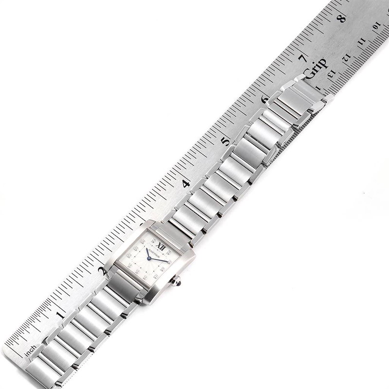 Cartier Tank Francaise Stainless Steel WE110007 | Stock 25040 ...