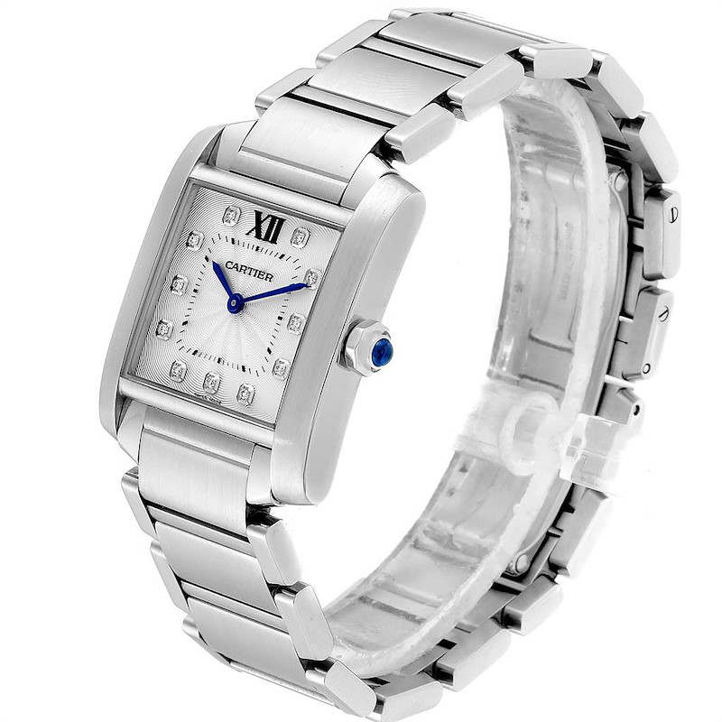 Cartier Tank Francaise Stainless Steel WE110007 | Stock 25040 ...