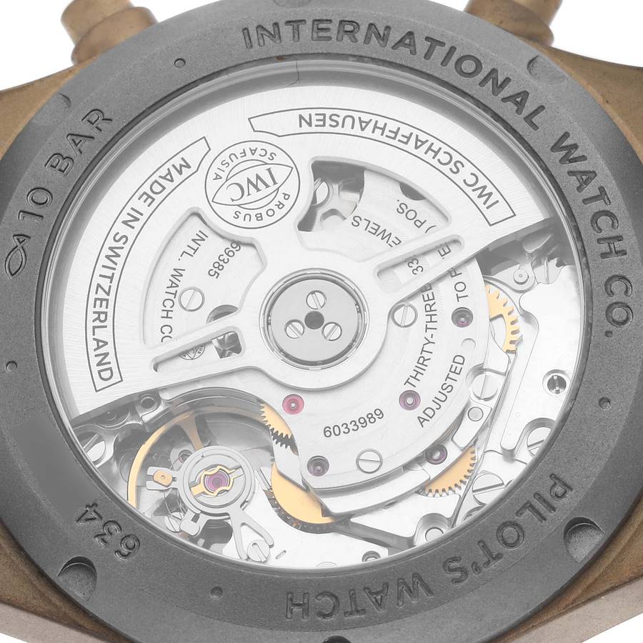 IWC Pilot Bronze IW388109 | Stock 62104 | SwissWatchExpo