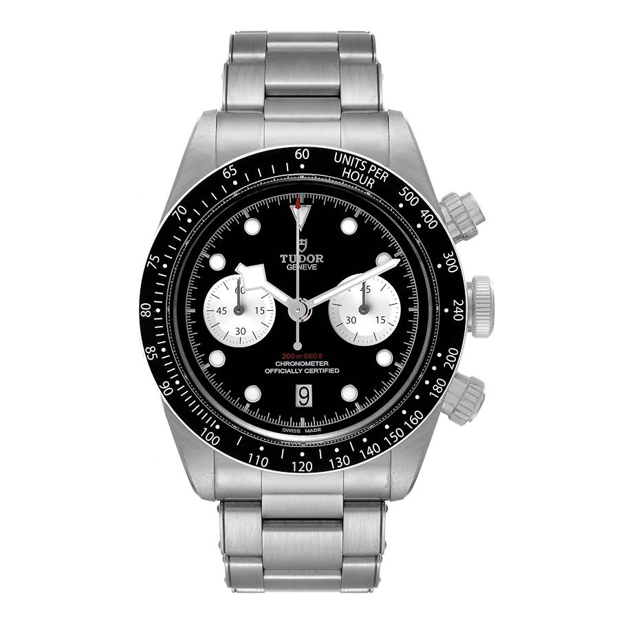 Tudor Heritage Black Bay Chronograph Reverse Panda Dial Watch 79360 Box ...