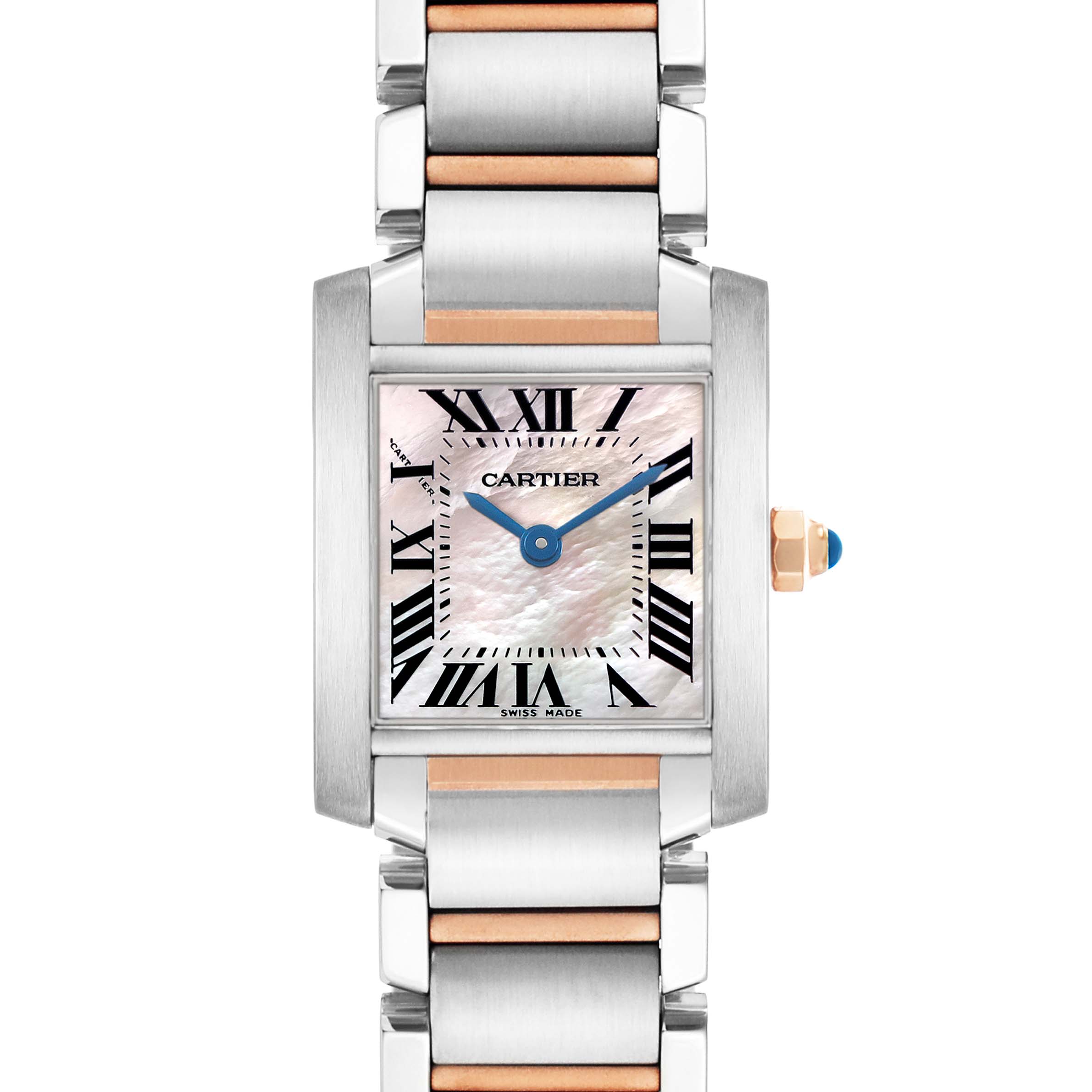 Buy Watch Cartier Tank Francaise Steel and Gold (two tone) W51027Q4 ...