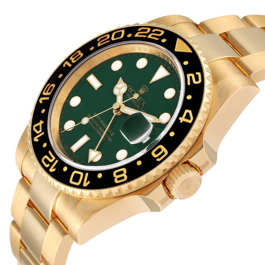 Rolex GMT-Master Yellow Gold 116718 | Stock 53059 | SwissWatchExpo