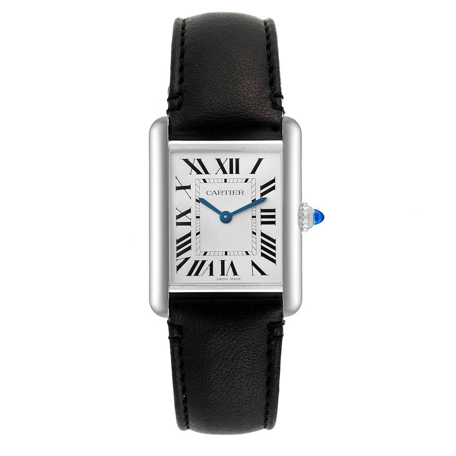 Cartier Tank Must Large SolarBeat Steel Ladies Watch WSTA0059 Box Card ...