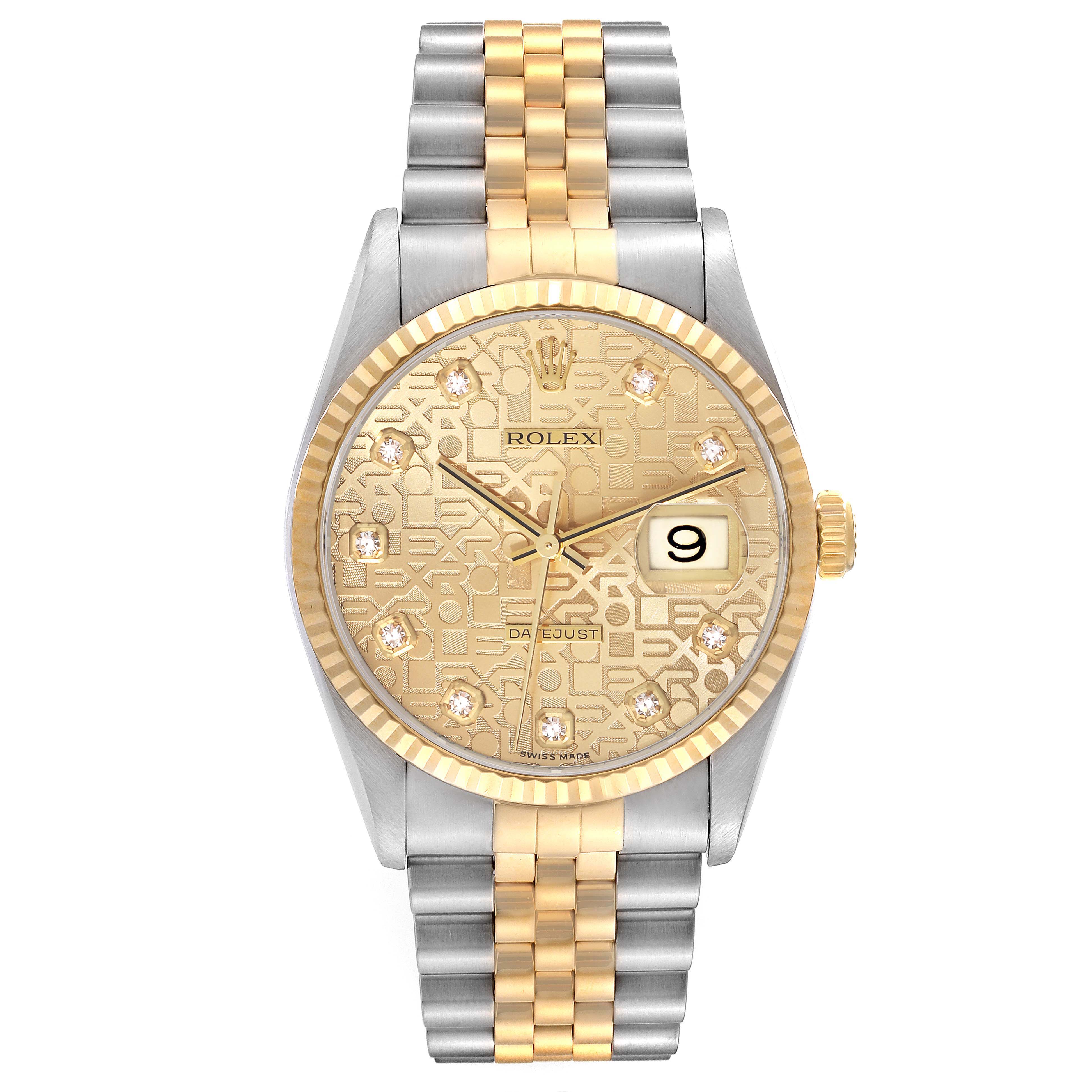 Rolex Datejust Steel and Gold (two tone) 16233 | Stock 62129 ...
