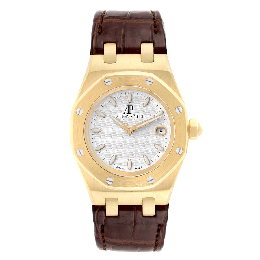 Audemars Piguet Lady Royal Oak 33mm Yellow Gold Ladies Watch 67600BA ...