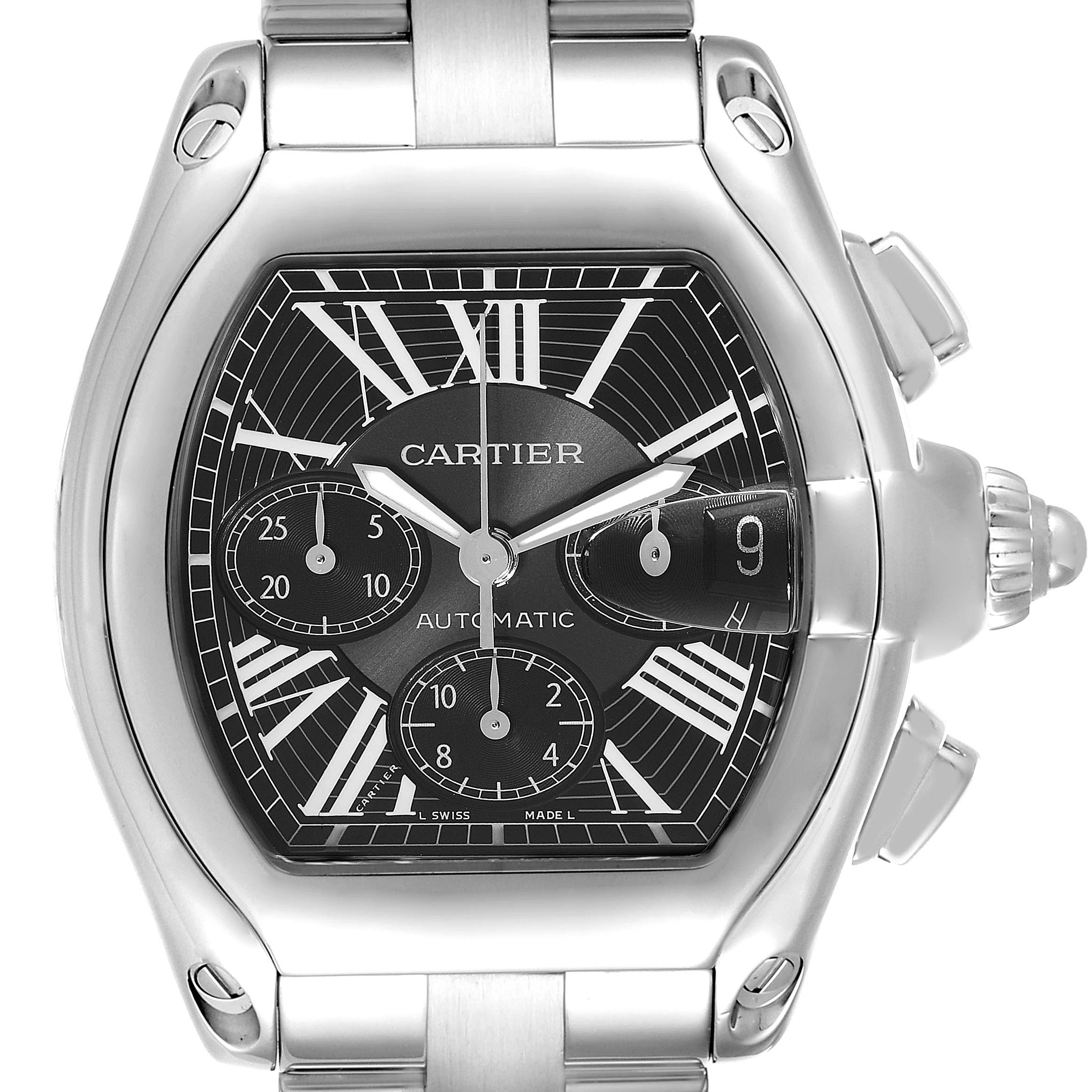 Cartier Roadster Stainless Steel W62020X6 | Stock 62385 | SwissWatchExpo