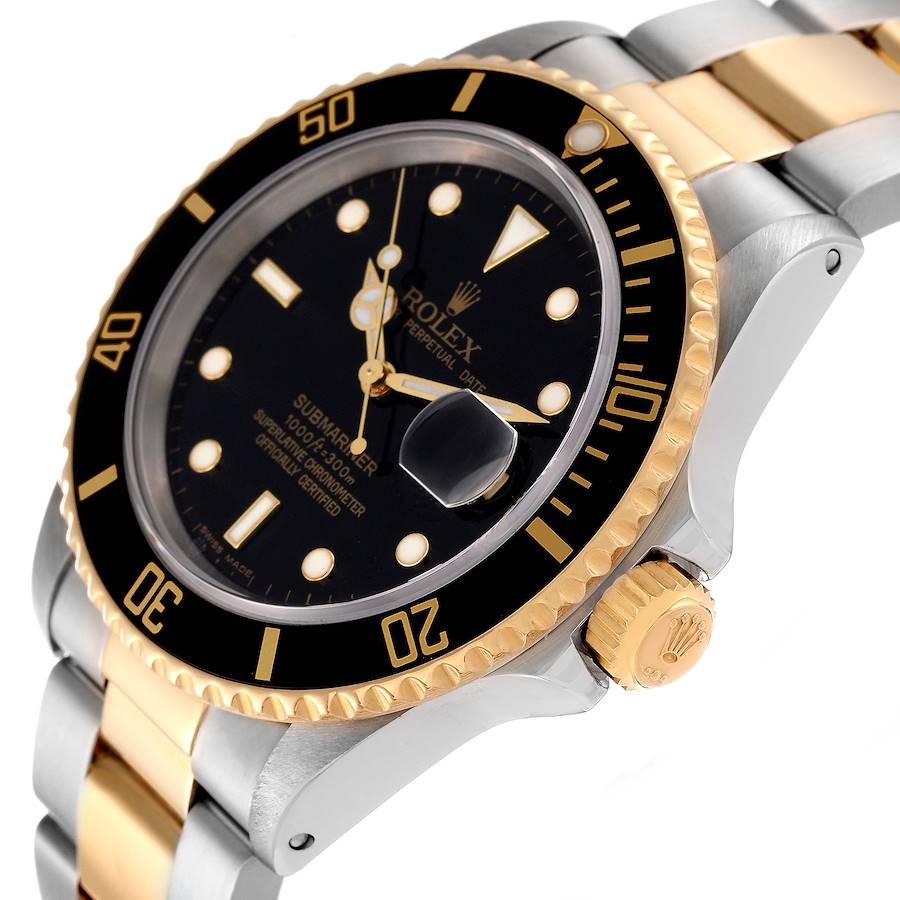Rolex Submariner Steel and Gold (two tone) 16803 | Stock 52719 ...