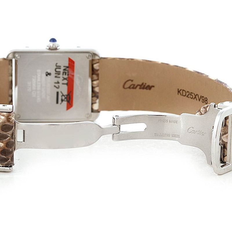 Cartier Tank Solo Stainless Steel W5200020 | Stock 8221 | SwissWatchExpo