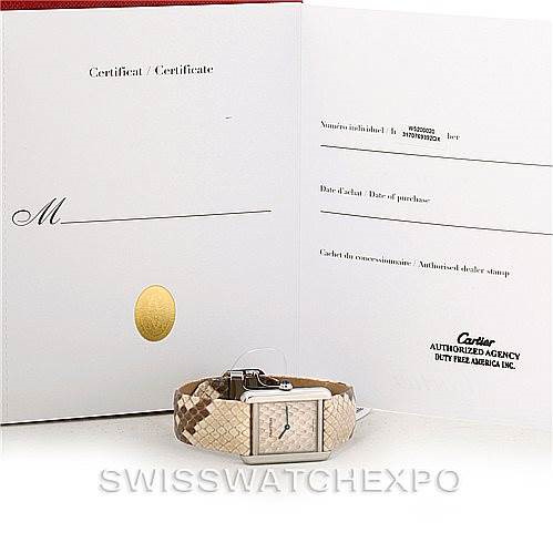 Cartier Tank Solo Stainless Steel W5200020 | Stock 8225 | SwissWatchExpo