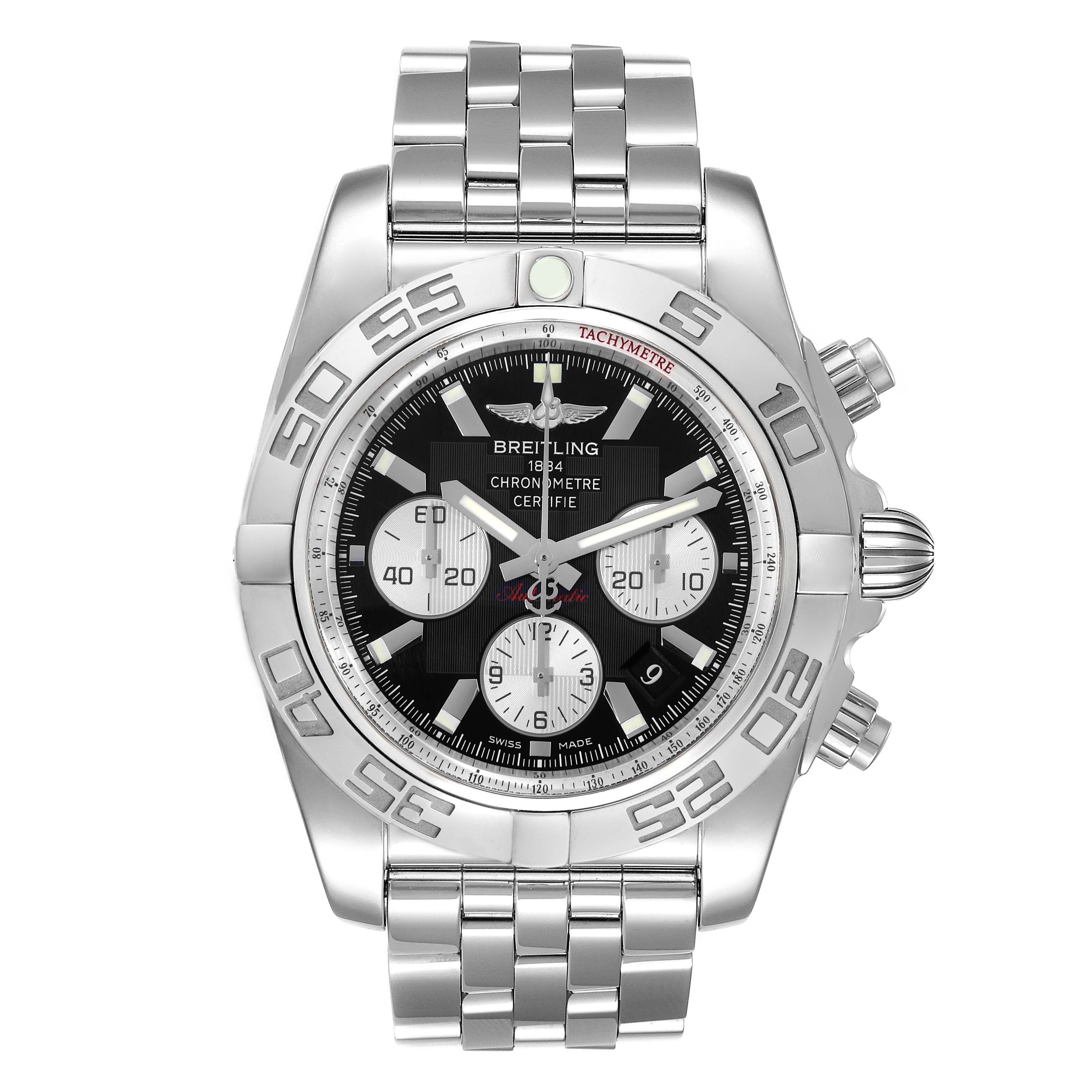 Breitling Chronomat Stainless Steel AB0110 | Stock 52802 | SwissWatchExpo