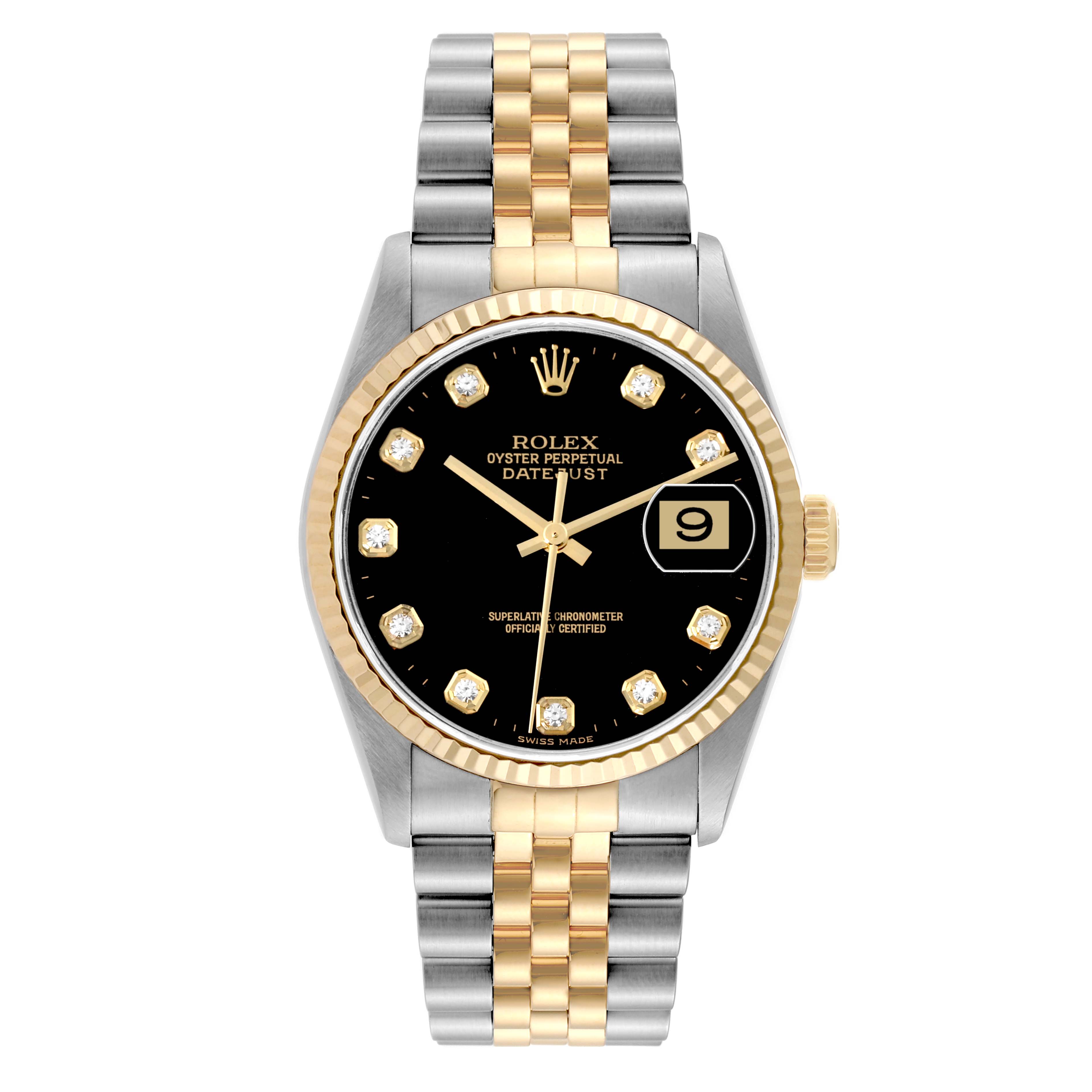 Rolex Datejust Steel and Gold (two tone) 16233G | Stock 63071 ...