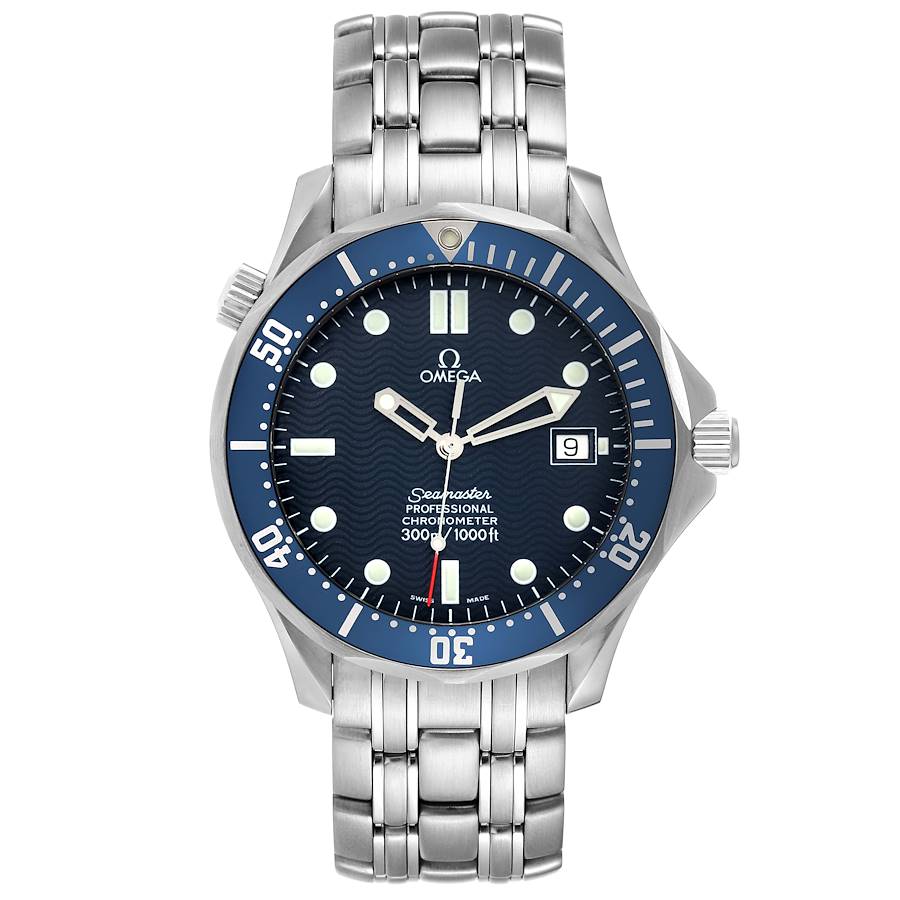 Omega Seamaster Diver 300M Blue Dial Automatic Mens Watch 2531.80.00 ...