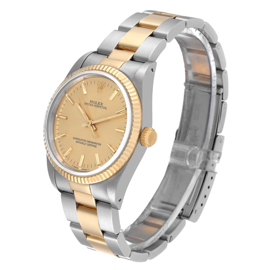 Rolex Oyster Perpetual Steel and Gold (two tone) 14233 | Stock 53164 ...