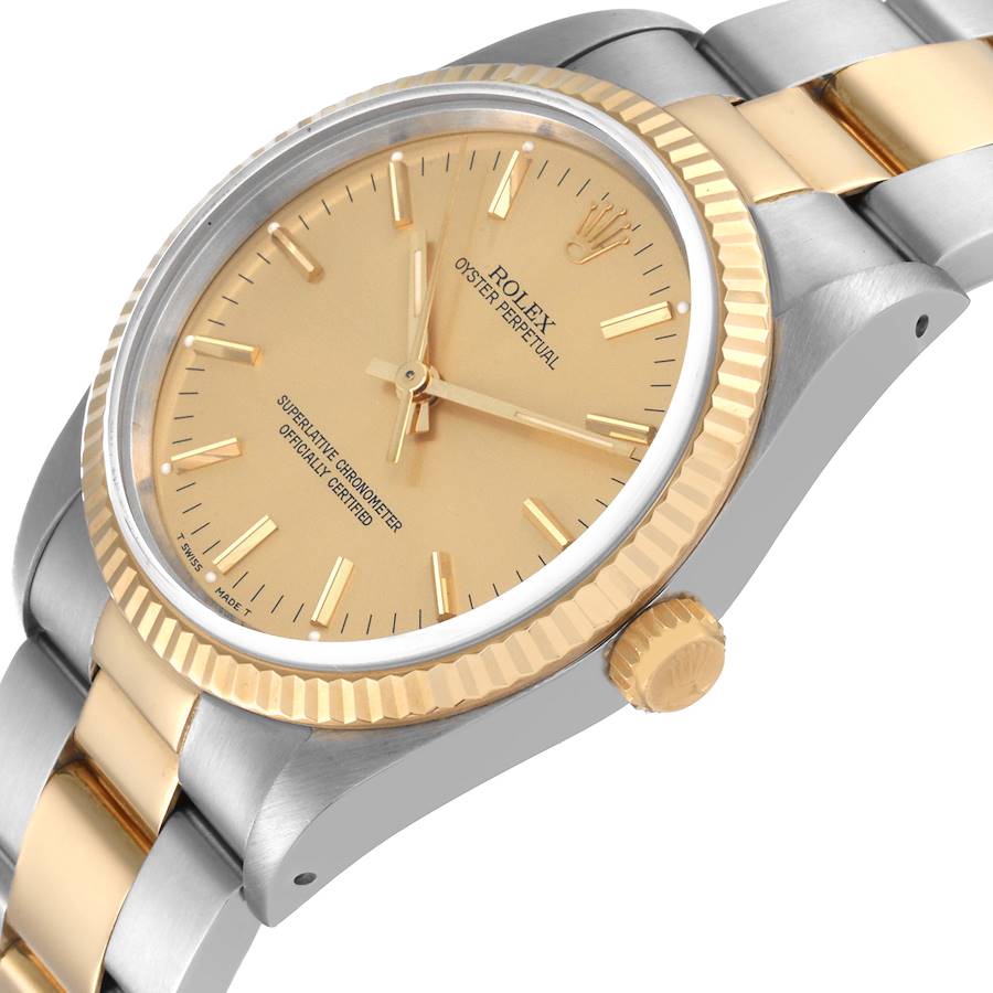 Rolex Oyster Perpetual Steel and Gold (two tone) 14233 | Stock 53164 ...