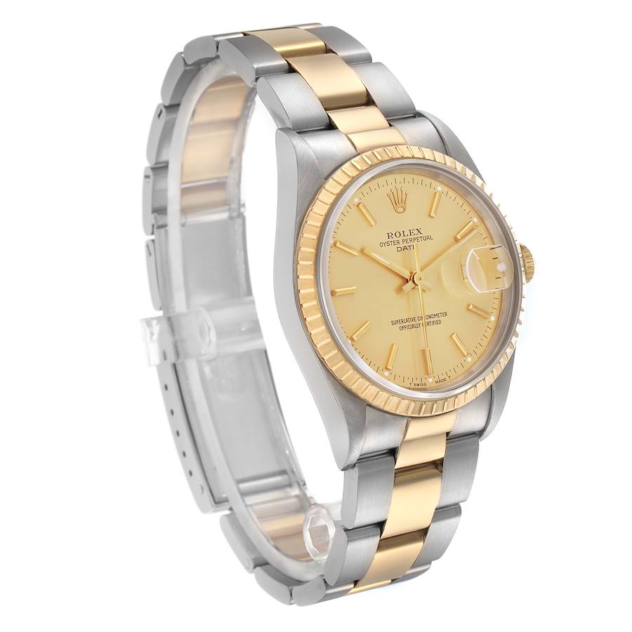 Rolex Date Steel and Gold (two tone) 15223 | Stock 71611 | SwissWatchExpo