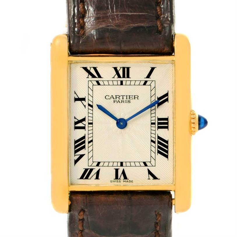 Cartier Tank Classic Yellow Gold | Stock 12167 | SwissWatchExpo