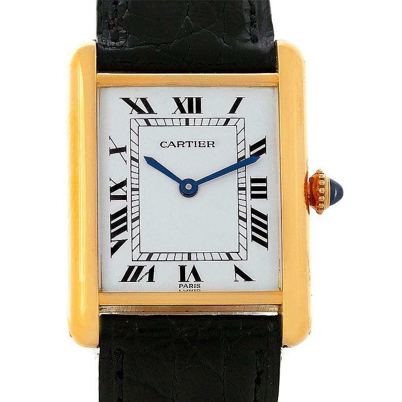 Cartier Tank Classic Yellow Gold | Stock 2825 | SwissWatchExpo