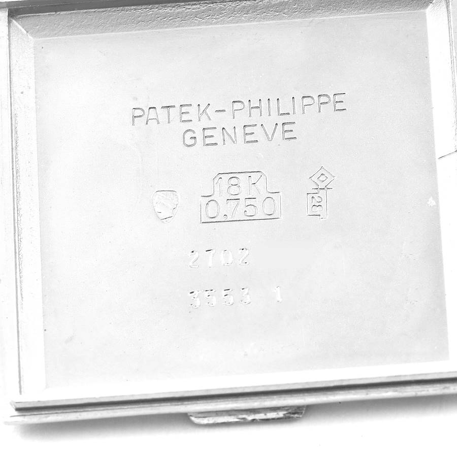 Patek Philippe Vintage White Gold 3553/1 | Stock 36241 | SwissWatchExpo