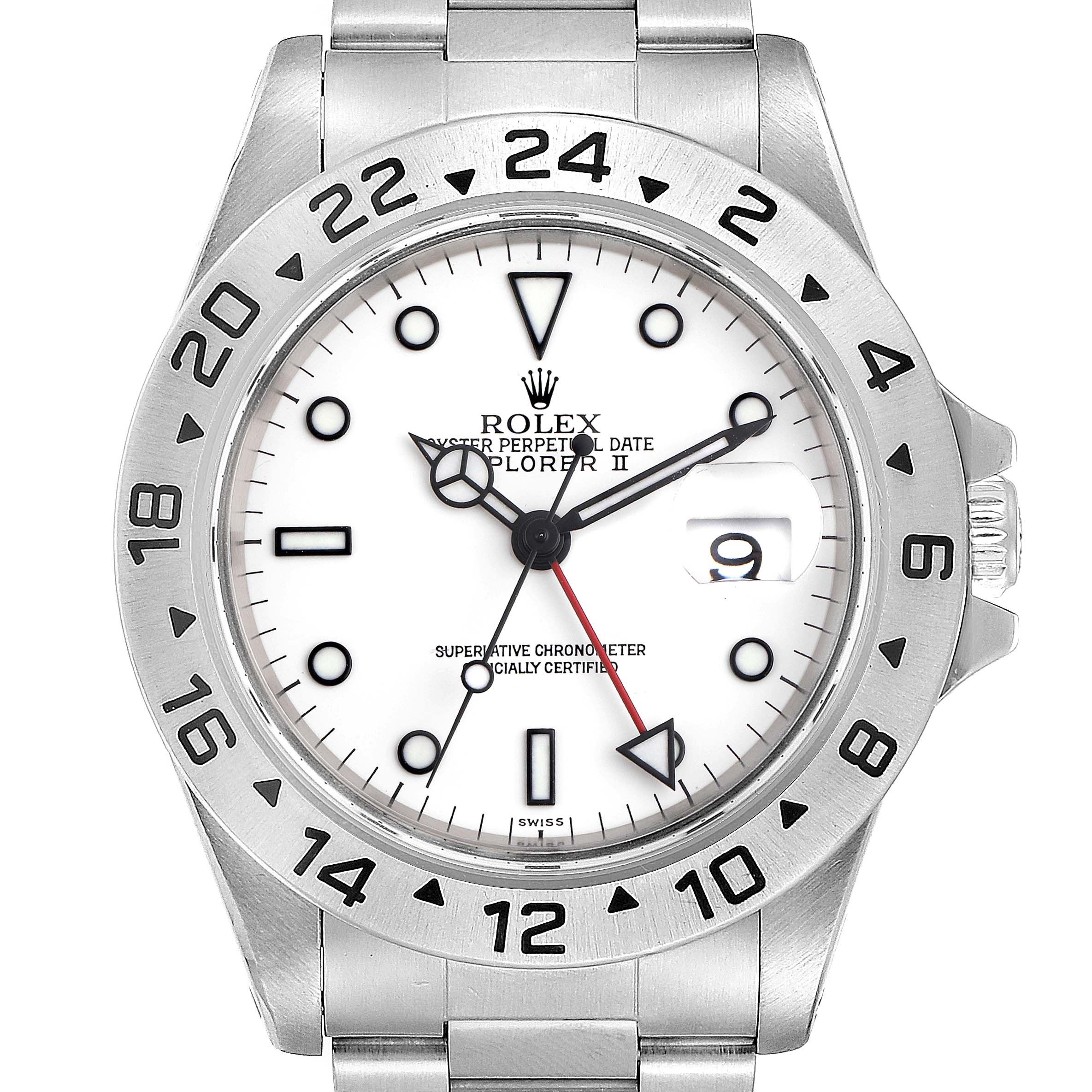 Rolex Explorer II White Dial Stainless Steel Mens Watch 16570 ...