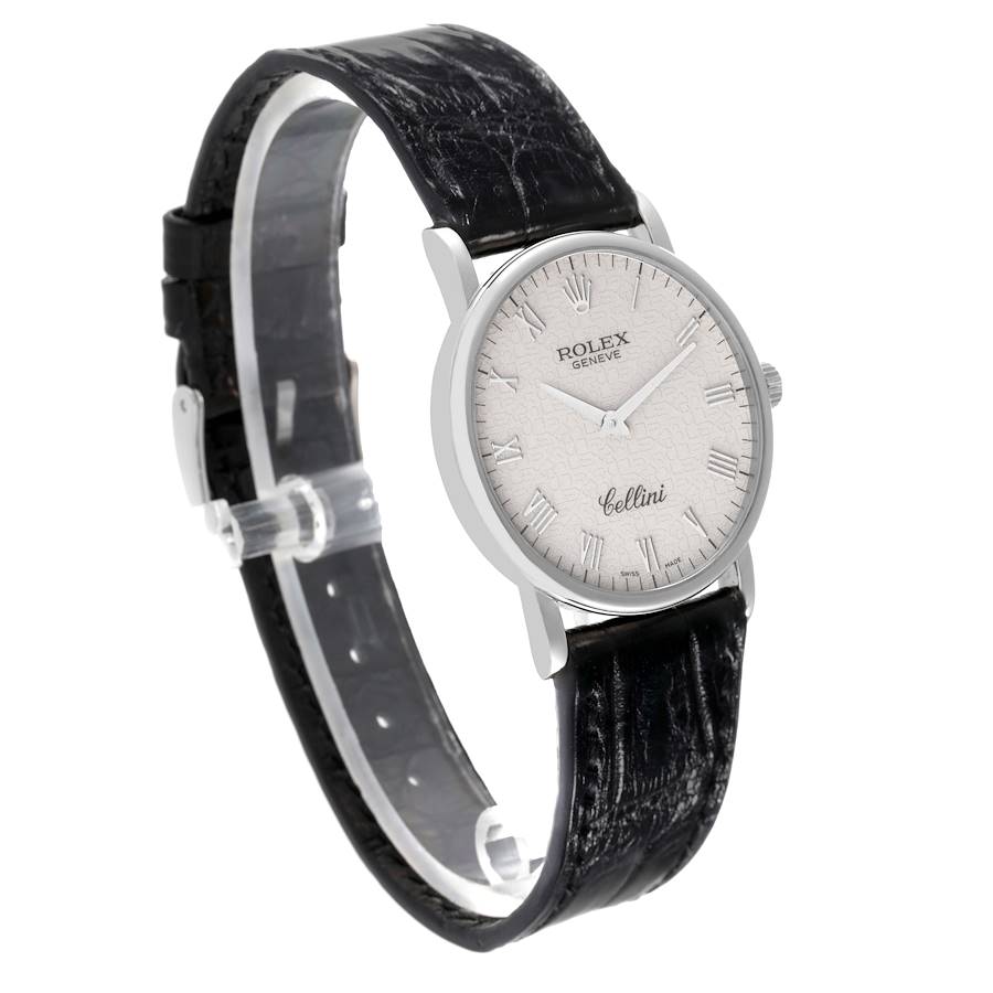 Rolex Cellini White Gold 5115/9 | Stock 63877 | SwissWatchExpo